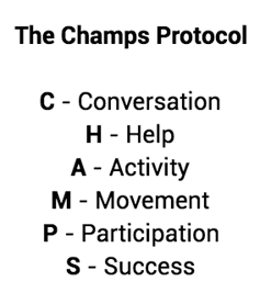 Using CHAMPS to Influence Classroom Behavior